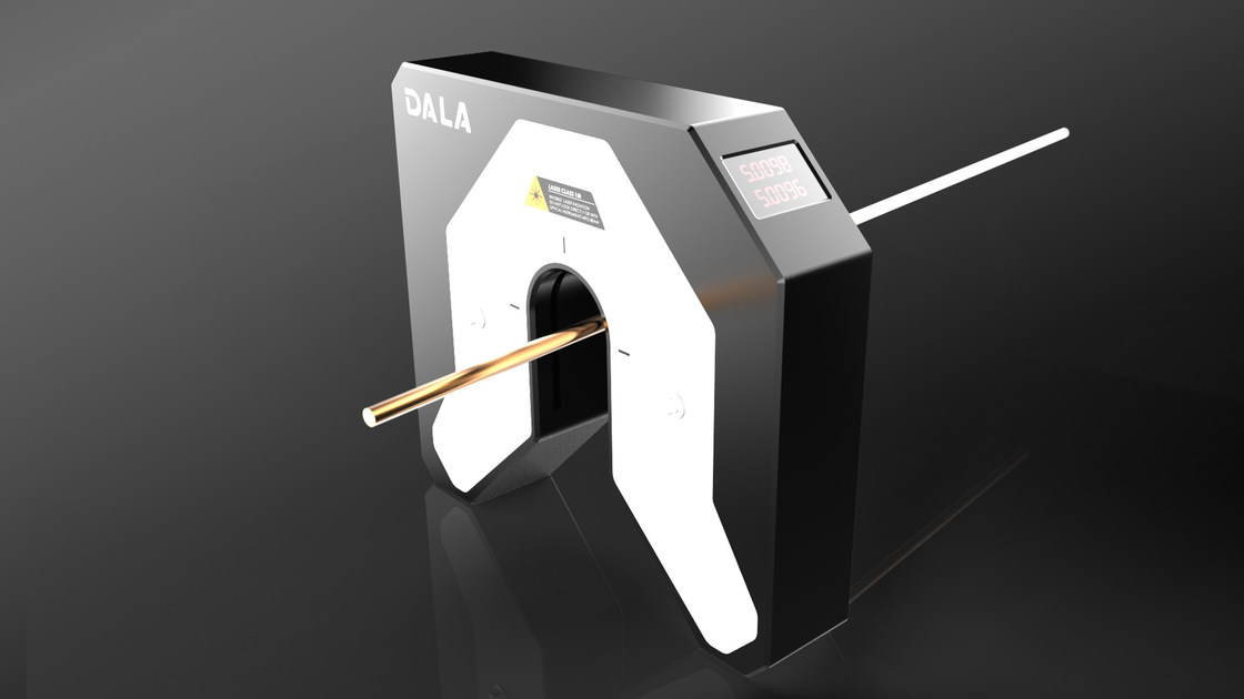 2 Axis Optical Micrometer Laser Caliper For Electric Wire Cable ...