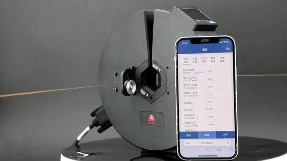 3 Axis Fine Wire Laser Micrometer Diameter Gauge Pipe Ovality Gauge